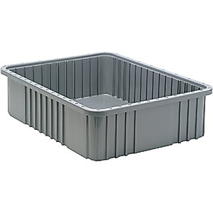 Quantum Storage K-DG93060GY-1 Dividable Grid Container, 22-1/2" x 17-1/2" x 6", Gray