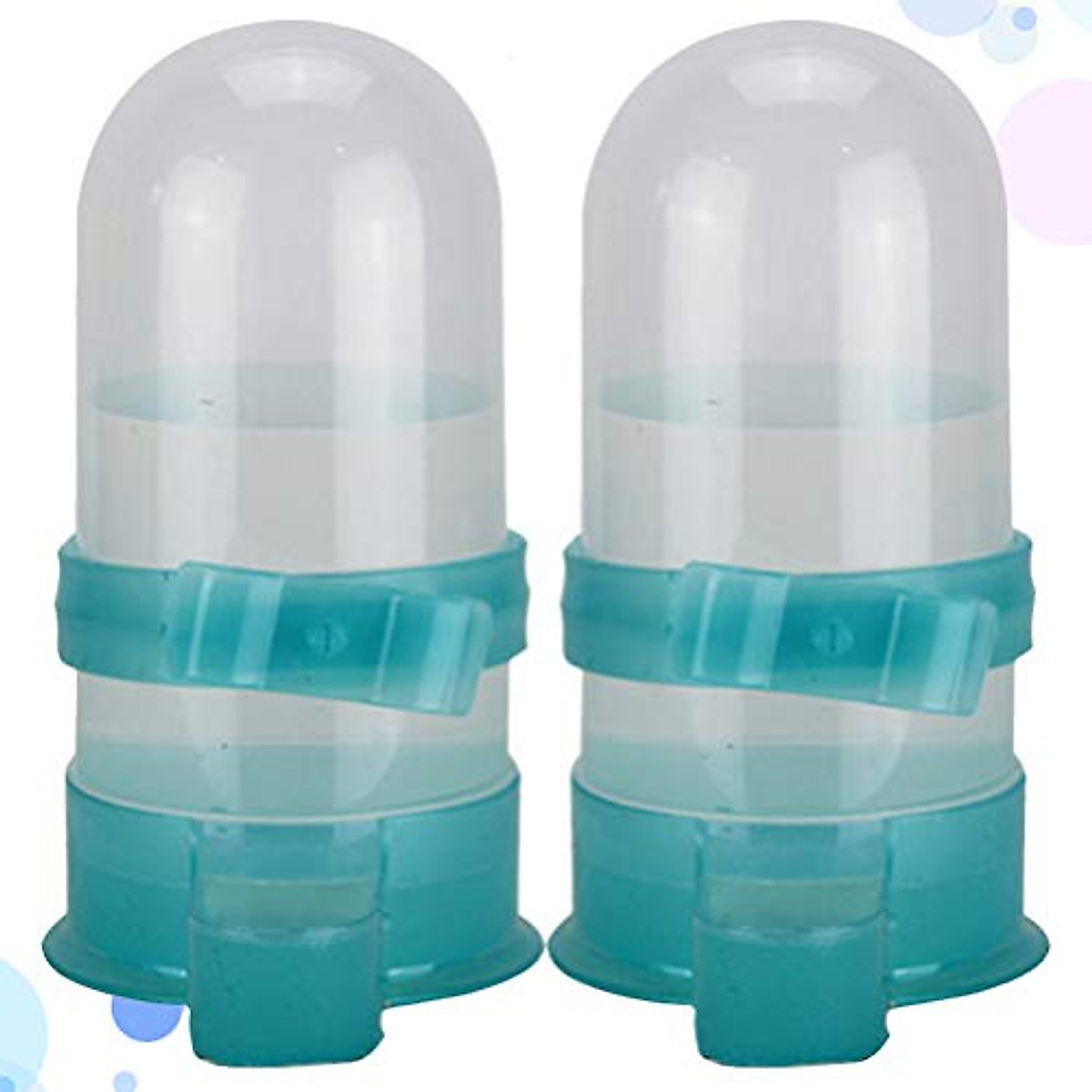 Baluue Plastic Bird Drinker - 2pcs Pigeon Feeder Automatic Birds Feeder Food Dispenser Feeders for Cage, Parrot Feeder for Parakeet Canary Cockatiel Finch