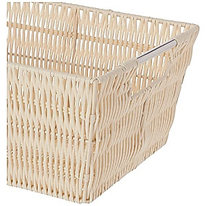 Whitmor Rattique Storage Baskets - Latte (3 Piece Set)