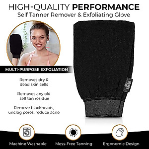 Bronze Tan Self Tanner Remover & Skin Exfoliating Glove For Sunless Tanning Best Self Tan Remover Glove for Easy and Painless Sunless Tan Removal Try it with Our Self Tan Removal Mousse!