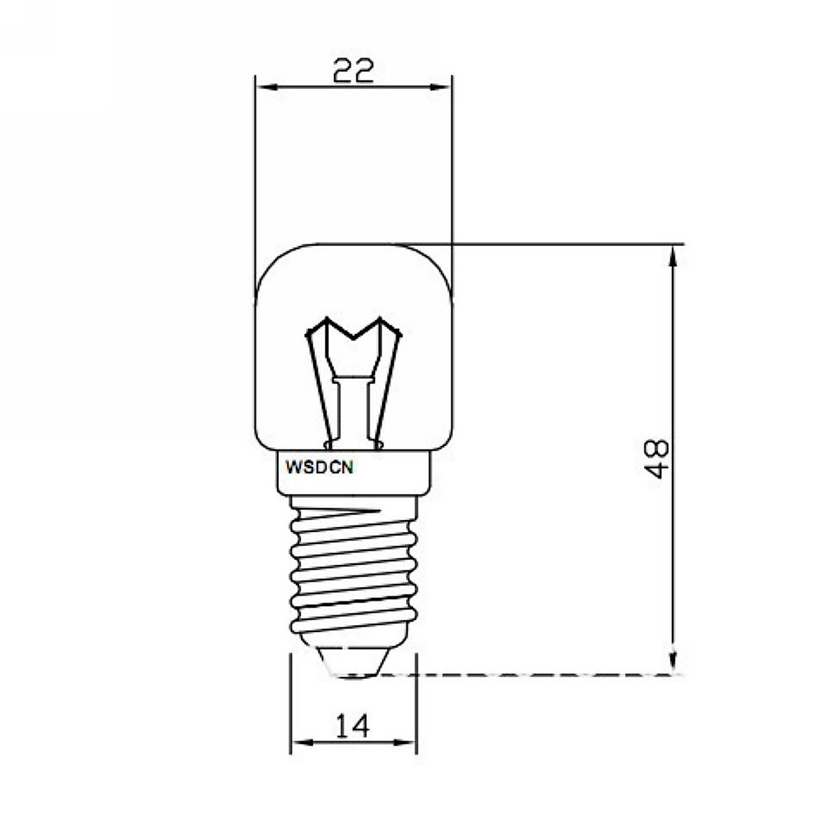 2 Pack, Fulfilled by Amazon, WSDCN Compatible Bulb for Whirlpool Kitchen Aid Oven Light Bulb 4173175