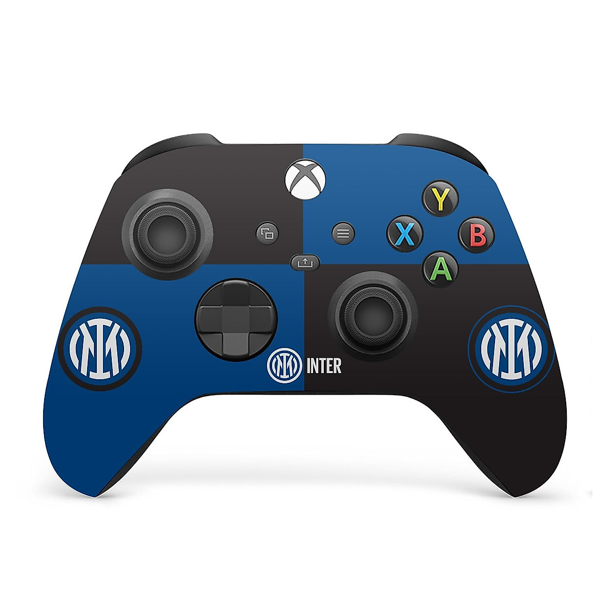Head Case Designs Officially Licensed Inter Milan Flag Badge Vinyl Sticker Gaming Skin Decal Cover Compatible With Xbox Series X Console and Controller Bundle