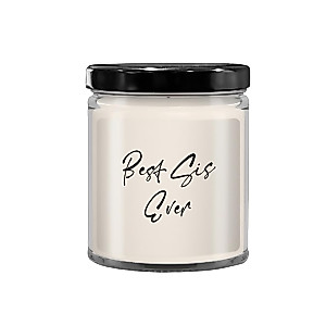 Best Sis Ever Candle Vanilla Scented Soy Wax 9oz Candle