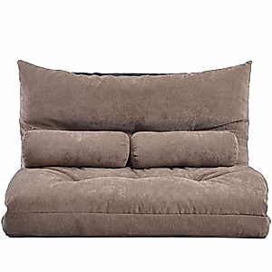 SDQF Sofa Bed Adjustable w/Two Pillows Sofa Sofa Bed Sofas for Living Room Living Room Furniture Floor Sofa Furniture for Living Room Sofa Bed Couch Fold Out Couch Bed