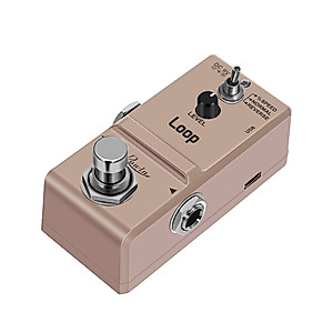 Rowin Looper Effects Pedal Unlimited Overdubs 10 Minutes of Looping, 1/2 time, and Reverse