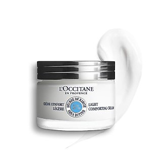 L’OCCITANE Shea Light Comforting Face Cream, 1.7 Fl. Oz: Non-Comedogenic, Lightweight Moisturizer, Soothe Skin, Hydrating, With 5% Organic Shea