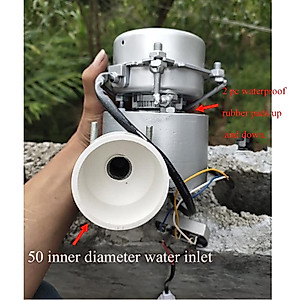 MHJYD 1000W Horizontal Hydroelectric Generator 220V Hydro Generator Copper with Washing Machines TV Home Use ( Color : 1000W 220V )