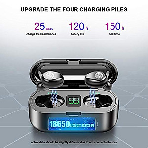 Touch Control Wireless Bluetooth Earphones, Mini F9 5.0 TWS IPX5 Waterproof Touch Wireless Stereo Bluetooth Headset, Mini Stealth Sports Headphones