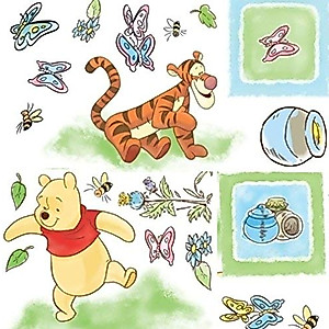 RoomMates RMK1630SCS Winnie The Pooh Peel and Stick Wall Decals 10 inch x 18 inch
