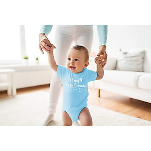 I Enjoy A Little Formula - Math Nerd - Funny Cute Novelty Infant Creeper, One-Piece Baby Bodysuit (Light Blue, 6 Months)