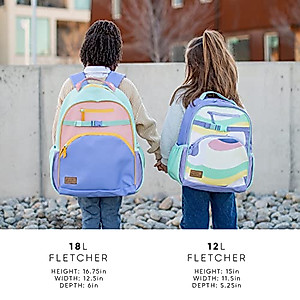 Simple Modern Toddler Backpack for School Girls | Kindergarten Elementary Kids Backpack | Fletcher Collection | Kids - Medium (15" tall) | Pink Ballerina
