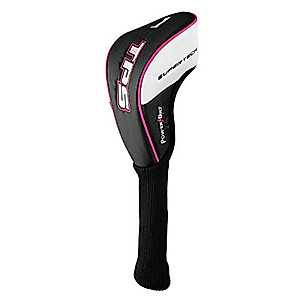 Powerbilt Golf TPS Supertech Driver, Men’s Right Hand 10.5 Degree, Black/Red Includes Head Cover
