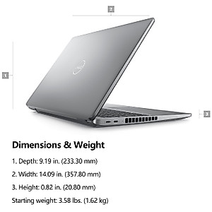 Dell 2024 Inspiron 15 3535 Touchscreen Laptop, 15.6" Full HD Touch Screen, AMD Ryzen 5 7530U(Beat i7-1255U, Up to 4.5GHz), 64GB RAM, 1TB SSD, for Business and Student, Win 11 H, Laptop Stand