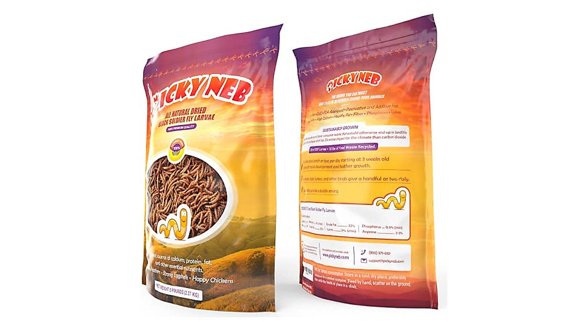 PICKY NEB Dried BSF Larvae Grubs - High-Protein Treats