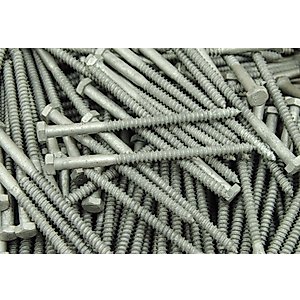 (75) Galvanized Hex Head 5/16 x 5 Lag Bolts Wood Screws
