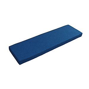 Custom Bench Cushion 72Inch, Cushion for Window Seat, Indoor/Outdoor Foam Furniture Cushion, Long Chair Seat Pad for Patio Swing Garden Sofa Piano, Optional Piping, Classic Blue 18" X 72"X 2"