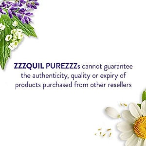 ZzzQuil PURE Zzzs De-Stress Melatonin Sleep Aid Gummies, Helps Calm Your Mind and Body, Ashwagandha for Stress Support, Sleep Aids for Adults, 1 mg per gummy, 60 Count