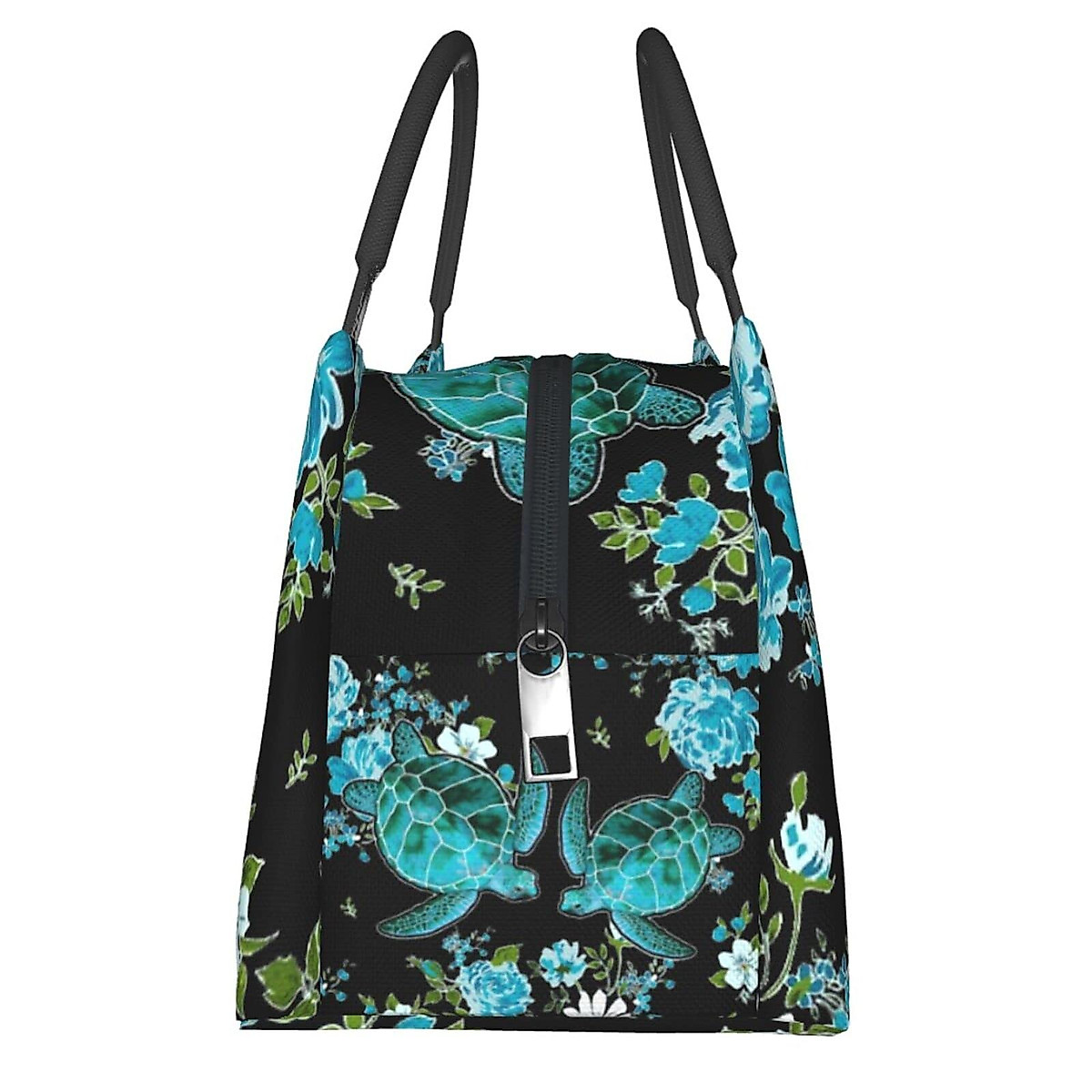 ASYG Sea Turtles Lunch Box Beach Bag Picnic Bags Tote Insulated Portable Lunch Bag Container Beach Meal Bag