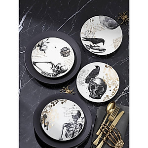 Lenox Lx Collective Black Dinner Plates, Set of 4, 6.30 LB