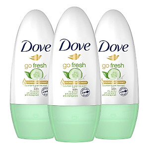 Dove Go Fresh Cucumber Roll-On Anti-Perspirant Deodorant 50 ml - Pack of 3