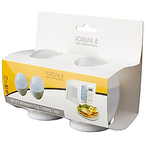 Microwave Egg Cooker - Hard Boiled Egg Maker - Set of 2