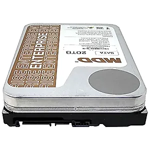 MDD (MDD20TSATA25672E) 20TB 7200 RPM 256MB Cache SATA 6.0Gb/s 3.5" Internal Enterprise Hard Drive - 5 Years Warranty (Renewed)
