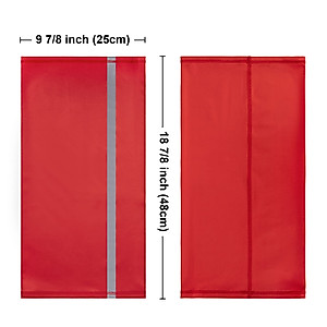 Muka Reflective Stripe Safety Neck Gaiter Face Neckerchief Bandana Scarves for Outdoor Activity Working-Green