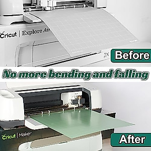 𝗟𝗢𝗣𝗔𝗦𝗔 Extension Tray Compatible with Cricut Maker 3, Maker, Explore 3, Explore Air 2, Cricut Tray Extender Accessories and Supplies for 12x12 Cutting mat (Maker and Explore Both Available)