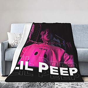 Lils Music Peeps Blanket Super Soft Flannel Throw Air Conditioner Lightweight Throw Blanket for Couch Kids Boys Adults 80"X60"