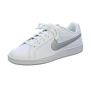 Nike Womens Court Royale Leather Low Top Lace Up Fashion White Size 8.5