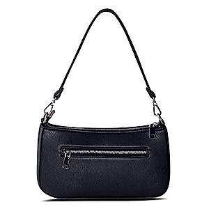 NIUEIMEE ZHOU Small Shoulder bag with 2 Removable Straps Cross Body Clutch Purse Handbag for Women