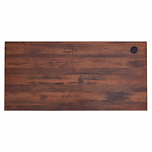 Realspace® 44"W Valdi Computer Desk, Brown