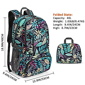 G4Free 40L Lightweight Packable Hiking Backpack, Waterproof Travel Daypack