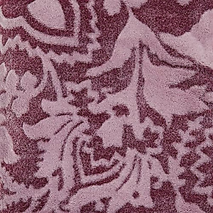 Vera Bradley Women's Fleece Flip Flop Slippers, Java Mulled Wine Tonal, Large (US Women's Size 9-10)