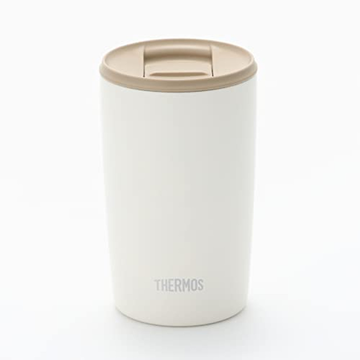 Thermos JDP-400 WH Vacuum Insulated Tumbler with Lid, 13.5 fl oz (400 ml), White