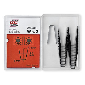 Rema Tip Top 20 W-2 Tire Regroover Angle Edge Blades, 5-6mm Wide, up to 8mm deep, W Fix 2