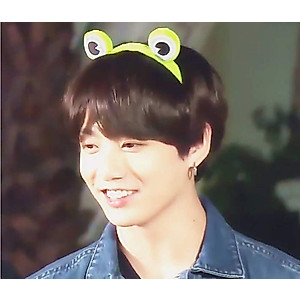 Theamensa Cute Headband, Frog Hair Band Costume Headband Head Wrap Hair Accessories for Women, Adults, Men