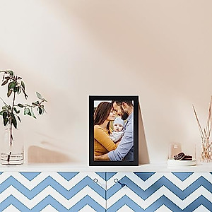 WIFTREY 18 Pack 4x6 Picture Frame Black, 4 x 6 Photo Frames Bulk for Wall Hanging or Tabletop Display