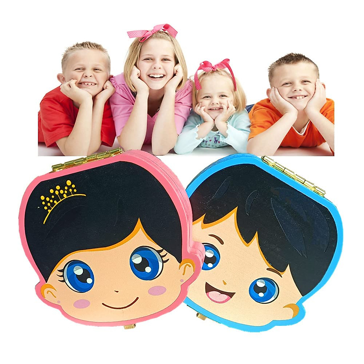 Baby Tooth Keepsake Box,Tooth Fairy Box,Wooden Tooth Box ,Baby Keepsake Storage Box,Tooth Saver,Tooth Holder for Kids Teeth,Tooth Boxes for Lost Teeth for Kids,Newborn Baby Birthday and Shower Gift