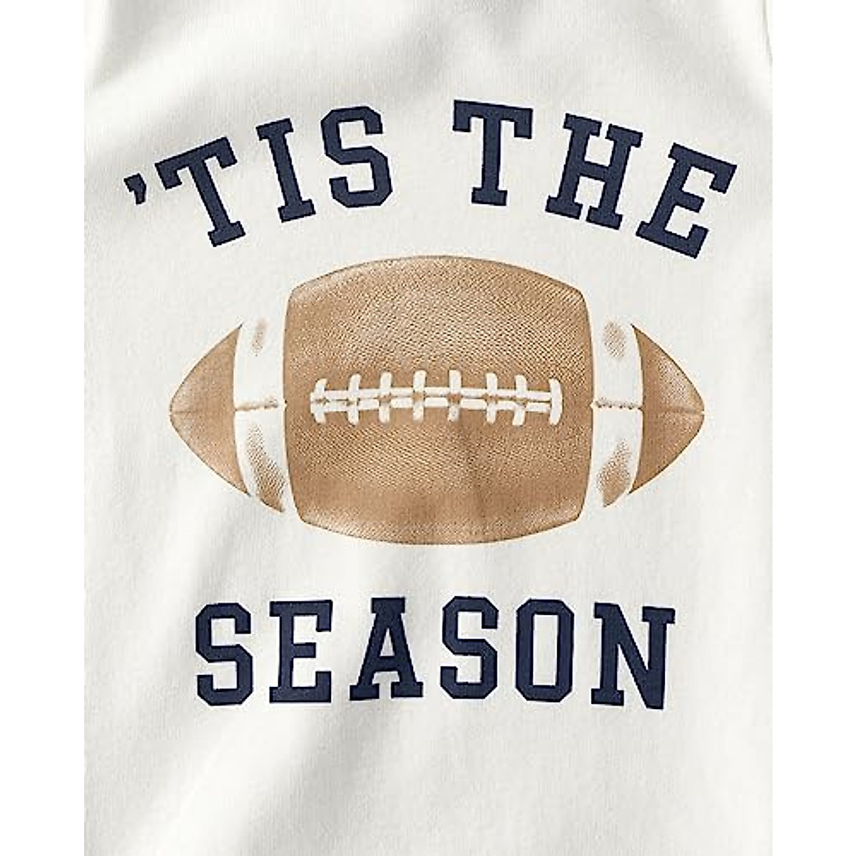 The Children's Place,Family Matching, Football Pajama Sets, Cotton,REDWOOD,12