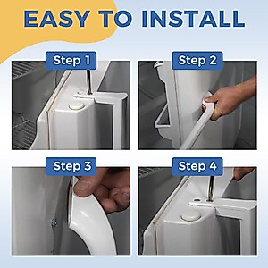 AMI PARTS 5304486359 Door Handle-Replaces 5304506469 5304504507 242059501 242059504 (2 Pack)