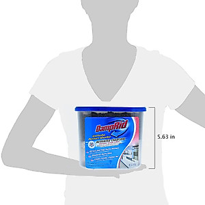 DampRid Fragrance Free Disposable Moisture Absorber with Activated Charcoal - 18oz; Moisture Absorber & Odor Remover