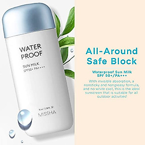 [MISSHA] All-around Safe Block Waterproof Sun Milk SPF50+ PA+++ 70ml