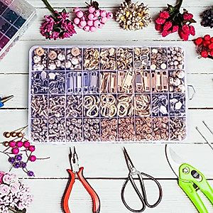 FYY (2 Pack Plastic Organizer Box 36 Grids, Clear Plastic Organizer Box Storage, Jewelry Craft Storage Container, Bead Box, Fishing Tackles Box, Jewelry Box, Embroidery DIY Art Craft Accessory