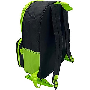 Fast Forward Kid's Licensed 15" Backpack With Lunch Box Combo Set (Ninja Turtles)