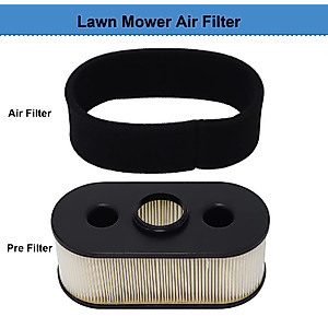 Podoy 11013-7031 Air Filter with Pre Filter for compatible with Kawasaki 11013-7026 FH580V FH381V FH430V Lawn Mower