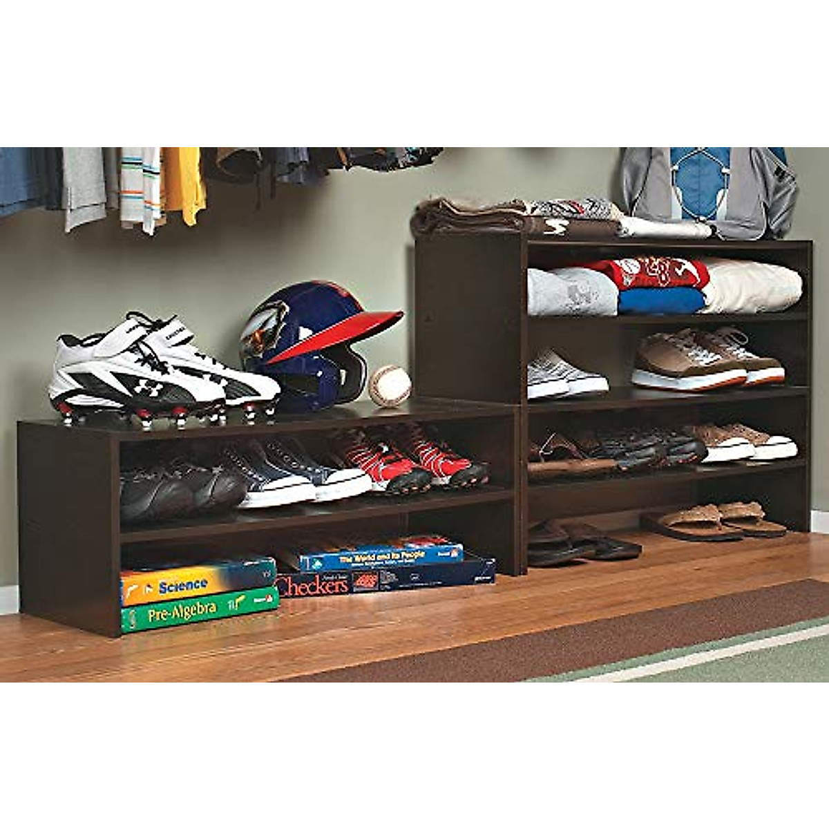 ClosetMaid 8923 Stackable 31-Inch Wide Horizontal Organizer, Espresso