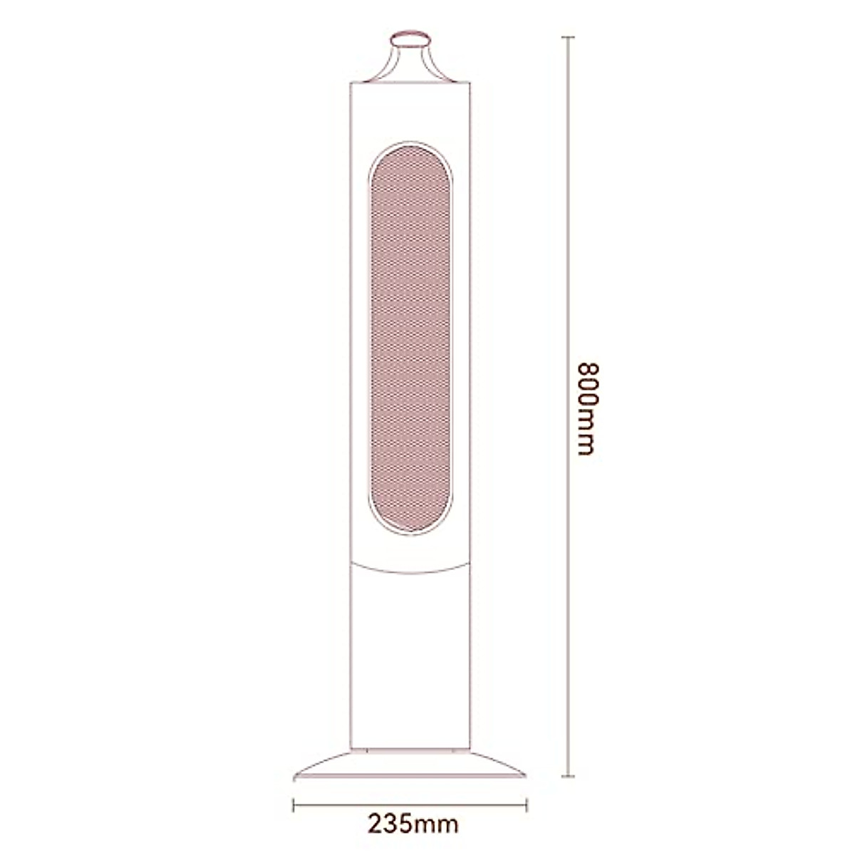 Outdoor Garden Heater Fast Heating Space Heater, Portable Electric Heater with Remote, 3 Modes, Overheating & Tip-Over Protection, Oscillating Ceramic Heater for Indoor Use Patio H