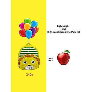 Toddler Backpack for Kids Boys Girls Preschool Kindergarten School Best Gift (Lion)