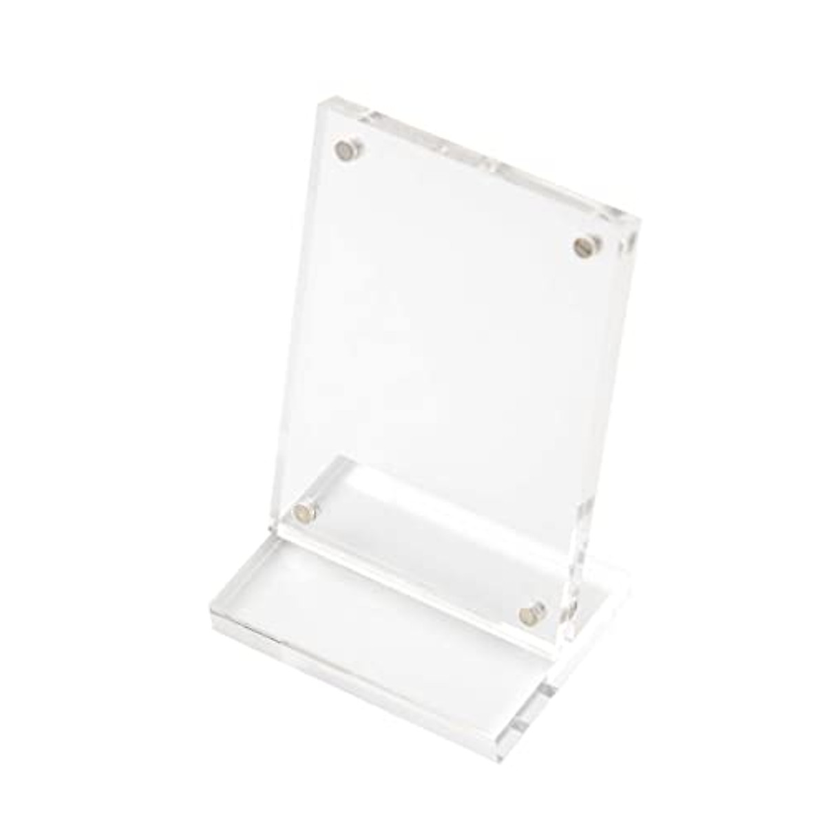 ZIGFRUIT Baseball Card Display Stand Clear Acrylic Sports Graded Card Easel Holders Case Magnetic Frame (1)